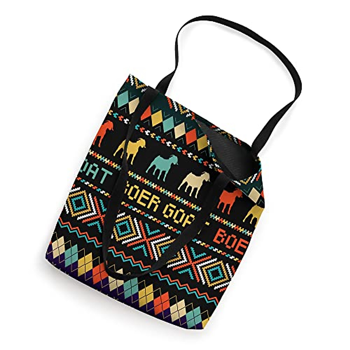 BOER GOAT Love Pattern Tribal Vintage Retro Classic Tote Bag