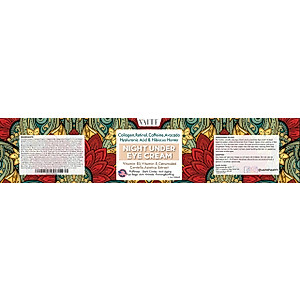 Under Eye Cream with Collagen, Retinol, Caffeine & Hyaluronic Acid – Night & Day Moisturizer for Puffiness, Dark Circles, Anti-Aging & Wrinkles – Enriched with Vitamin B5, E, Hibiscus & Avocado