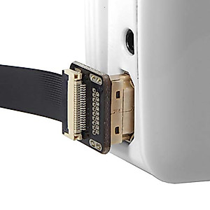 cablecc CYFPV FPV HDMI Male to Up Angled 90D HDMI Male HDTV FPC Flat Cable for FPV HDTV Multicopter Aerial Photography (20cm)