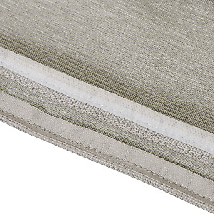 Classic Accessories Montlake Water-Resistant 42 x 18 x 3 Inch Outdoor Bench/Settee Cushion Slip Cover, Patio Furniture Swing Cushion Cover, Heather Grey, Patio Furniture Cushion Covers