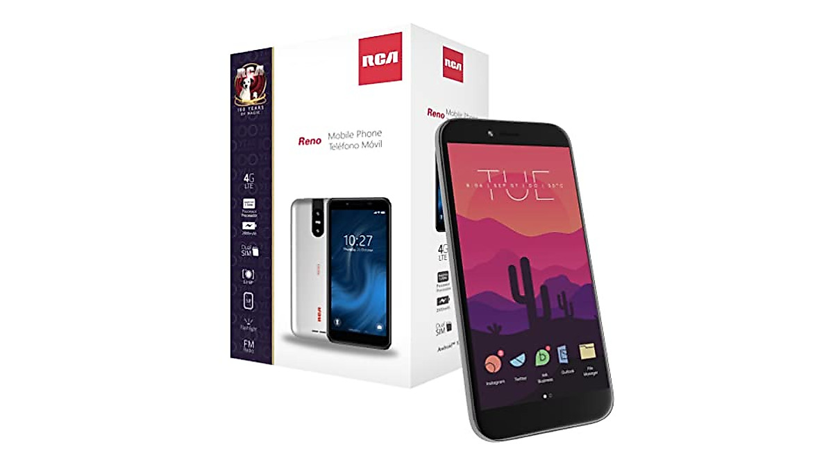 RCA Reno 16GB Android 10 Unlocked Smartphone - Silver