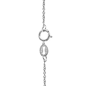 Sterling Silver Four Elements Pendant Necklace, 18"