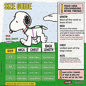 ZOOZ PETS Snoopy Dog Winter Coat Official Charlie Brown Dog Outterwear, Easy to Cover Your Dog with Cute and Colorful Vest for Dogs and Cats, Protect Your Puppy or Senior (Extra Large - Dreams Pink)