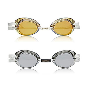 Speedo Unisex-Adult Swim Goggles Swedish 2-Pack