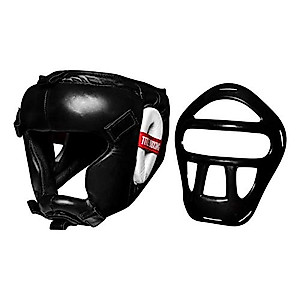 Title Boxing Universal No-Contact Headgear 2.0, Black/White/Red, Regular