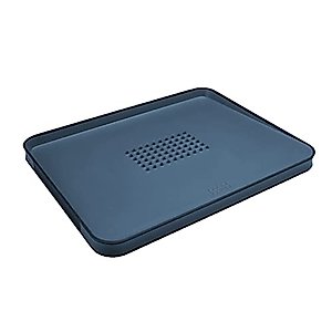 Joseph Joseph 981001 Cut&Carve Plus Plus Chopping Board, Large, Sky