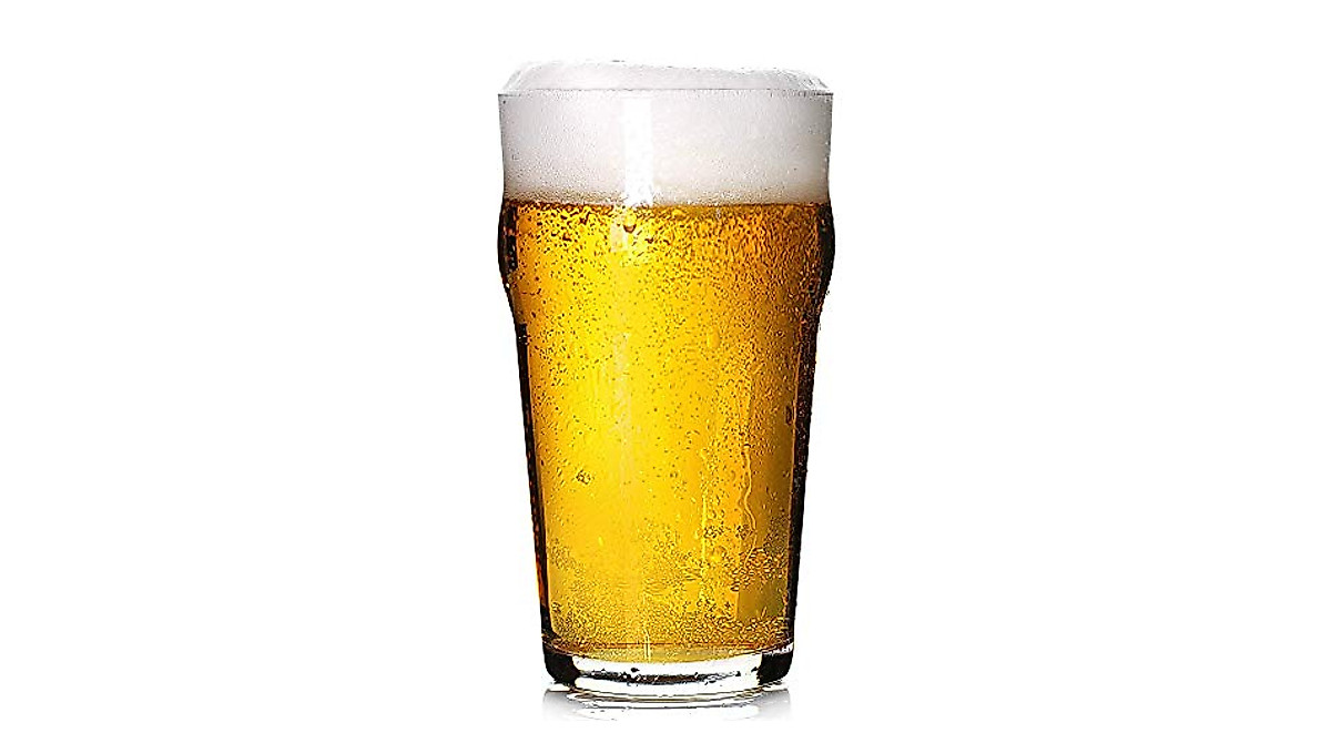 Premium 20oz Pint Glasses Set - Stylish and Stackable