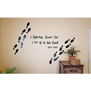 20 Pairs 40 Prints Black Shoes Footprint Stickers PVC Footprint Decals for Office School Floor Wall Stairs to Guide Directions
