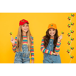 Rainbow Swirl Lollipops (12-Pack) 12 Gram, Star Design Sucker Candy, Rainbow Star, Mixed Fruit Flavor, Individually Wrapped (12-Pack)