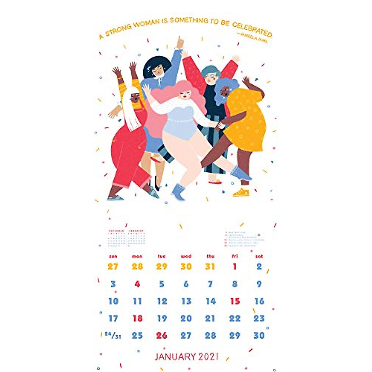 The Future Is Female Wall Calendar 2021: A Year of Art and Activism