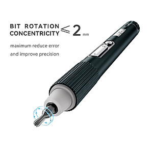 Compact Electric Screwdriver Set, JAKEMY Adjustable 3 Torque Cordless Screwdriver Set for Phone, Rechargeable Mini Power Screwdriver Kit for Electronics Repair with Shadowless LED Lamp