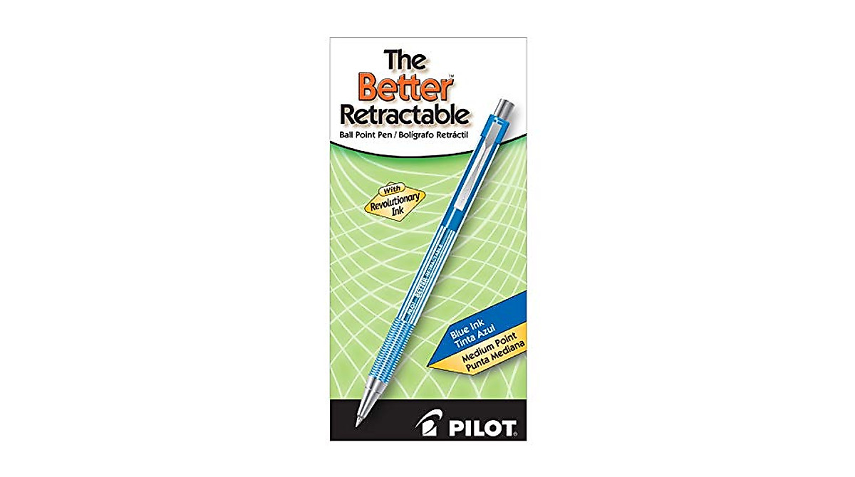 PILOT Better Ball Point Pen - Refillable, Retractable 12-Pack