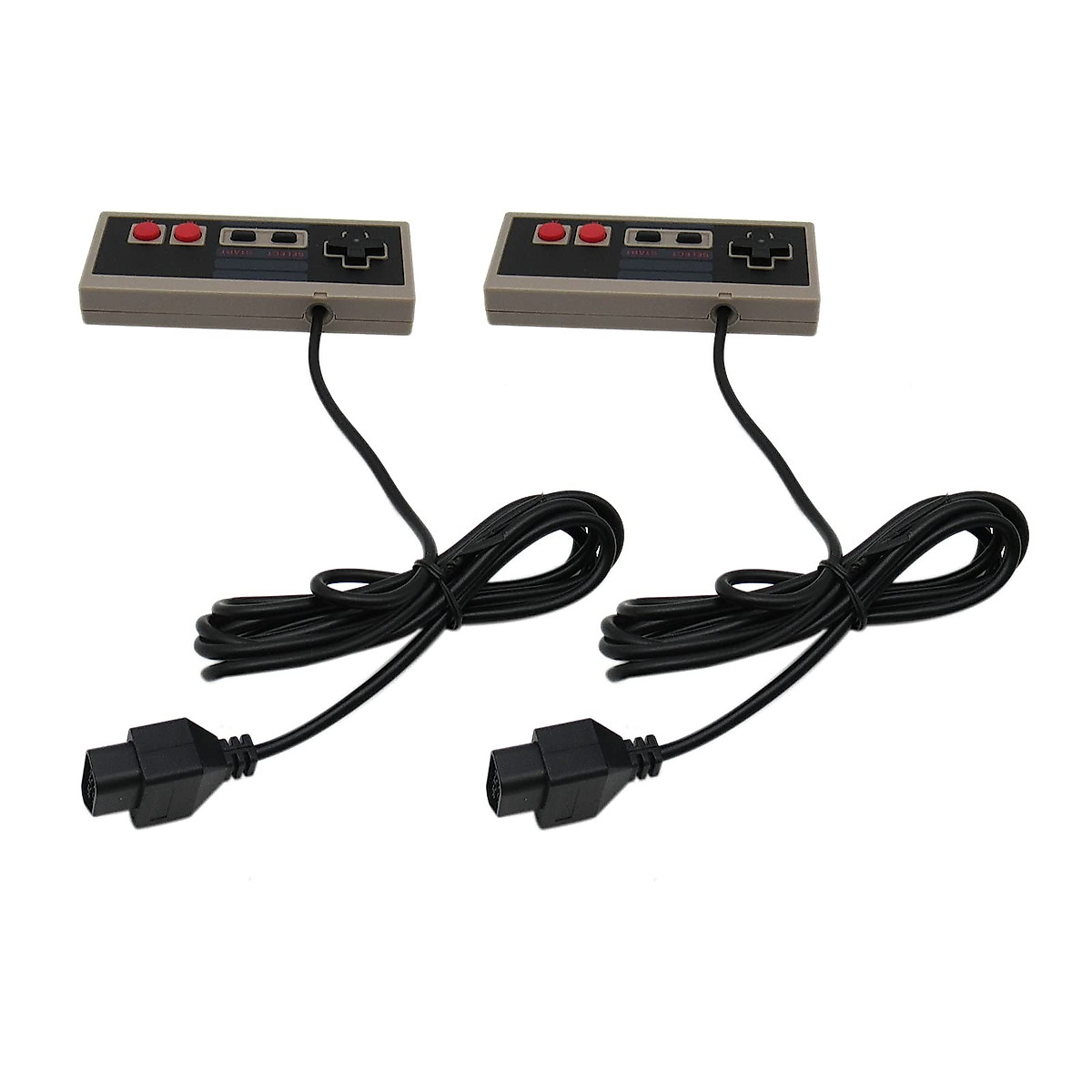 2 Pack Controller Replacement Fits for NES-004 Nintendo NES Vintage Console Wired Gamepd