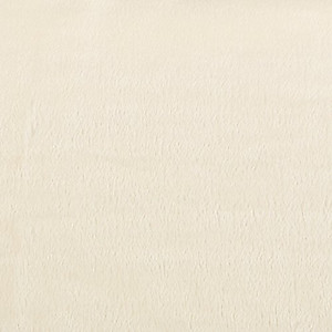 Amazon Brand - Pinzon Velvet Plush Blanket, Ivory, Twin (66 in x 90 in)