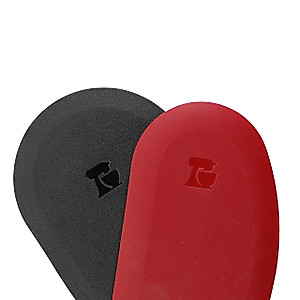 KitchenAid Universal Dough Scraper Set for Bowls, Pots and Pans, Non-Stick and Easy Wash, Empire Red - Grey