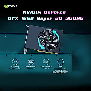 Dell RGB Gaming Desktop PC, Intel Quad I5 up to 3.6GHz, GeForce GTX 1660 Super 6G GDDR6, 16GB RAM, 128G SSD + 2TB, DVD, WiFi & Bluetooth, RGB Keyboard & Mouse, Win 10 Pro (Renewed)