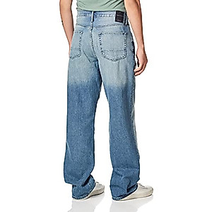 Nautica mens Loose Fit 5 Pocket Pant Jeans, Hook Line Blue, 34W x 30L US
