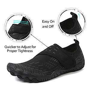 Water Shoes Mens Womens Quick-Dry Barefoot Swim Beach Pool Shoes Aqua Yoga Socks for Hiking Walking Diving Surf Outdoor Water Sports