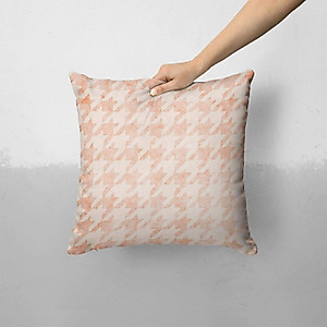 iiRov Grungy Tangerine Dream Pattern - Custom Decorative Home Decor Indoor or Outdoor Throw Pillow Cover Plus Cushion Set for Sofa, Bed or Couch (Pillow CASE Cover Plus Cushion)