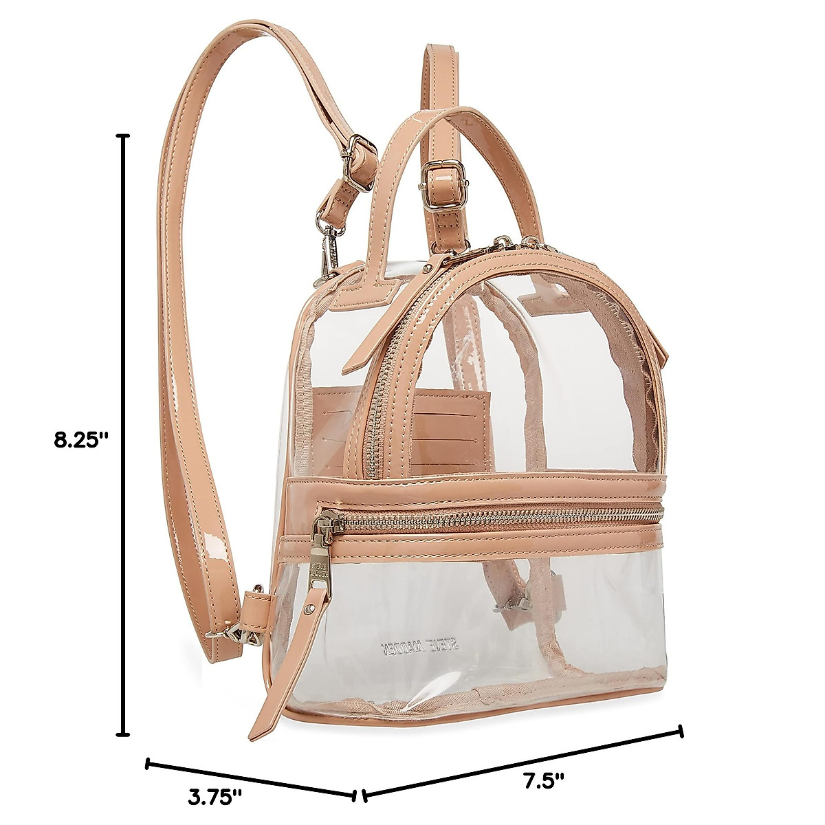 Steve Madden Janee Clear Mini Backpack