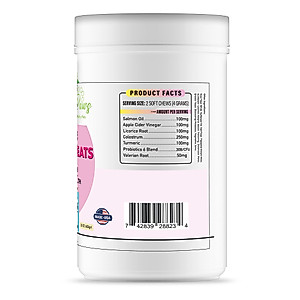 Dog Treats Omega 3 Made in USA Immune Supplement 300 Count (Peanut Butter)