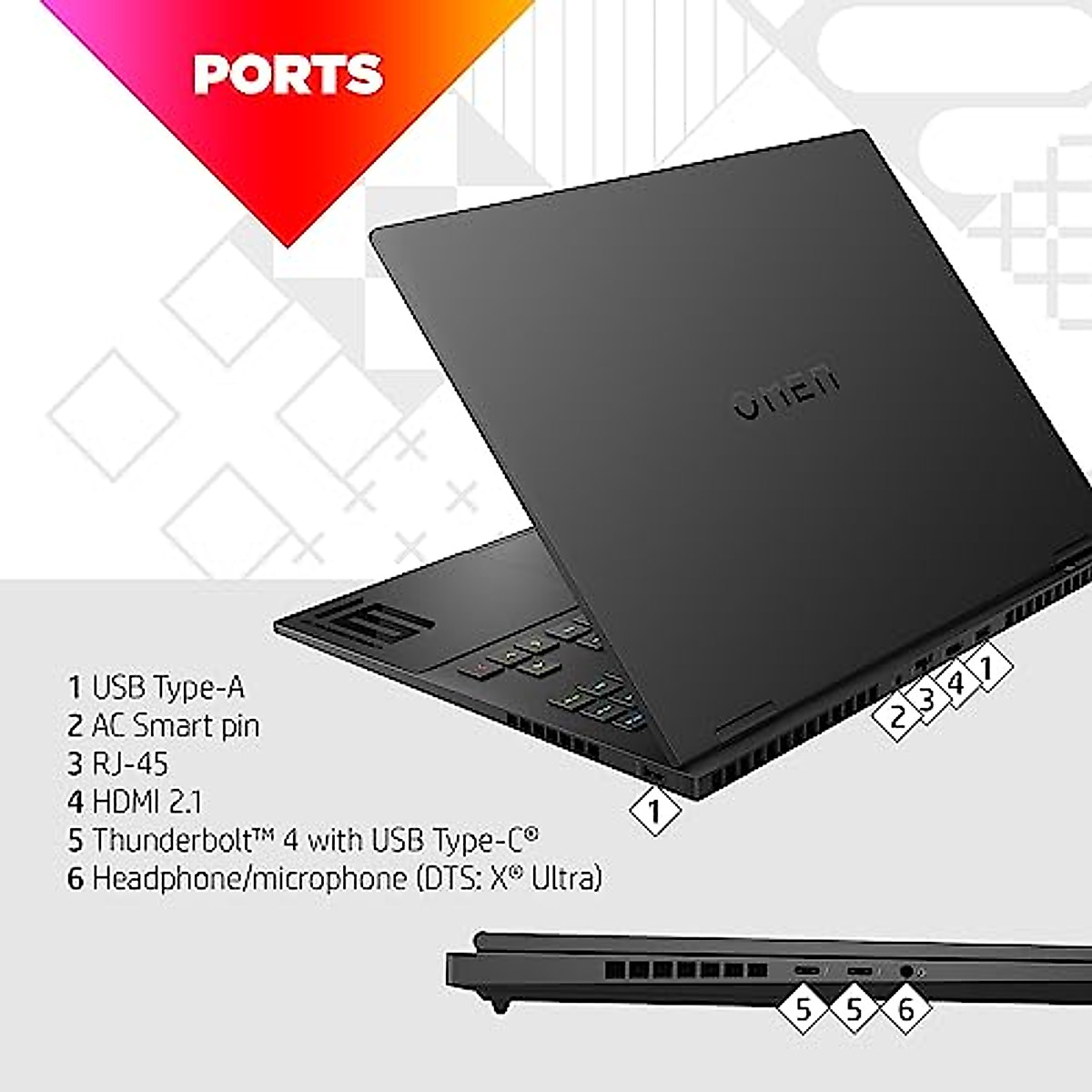 HP OMEN Transcend 16 inch Laptop, WQXGA 240Hz Display, 7ms Response Time, 13th Generation Intel i7-13700HX, 16 GB RAM, 512 GB SSD, NVIDIA GeForce RTX 4070 GPU (8 GB), 16-u0020nr (2023), Shadow Black