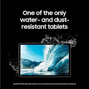 SAMSUNG Galaxy Tab S9 FE Wi-Fi 10.9” 128GB Android Tablet + Free smart book cover, IP68 Water- and Dust-Resistant, Long Battery Life, Powerful Processor, S Pen, 8MP Camera, US Version, 2023, Graphite