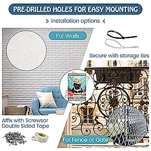 Black Cat Wall Decor Sign - 8x12 Inch Retro Metal Wall Art Posters Prints Decorative for Home Room Bathroom Bedroom Kitchen Bar Office Etc.（I Just Baked You Some）