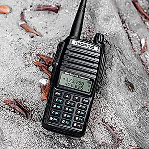 BAOFENG UV-82 8W Handheld Ham Radio, Long Range Portable Ham Radio with Extra 1800mAh Rechargeable Battery, Programming Cable and Antenna (1 Pack)
