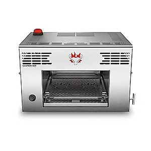 Schwank 1500°F Portable Infrared Grill, Stainless Steel, Natural Gas (NG), Made in USA