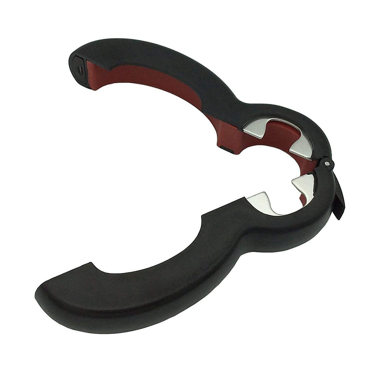 Multi Jar Bottle Opener,All in One Bottle Opener,5-in-1 and 6-in-1 Multi Opener Kitchen Tools Set,Can Jar Opener Kit with Ergonomic Anti Slip Grip Handle,Safe and Efficient Opening (Style 1)