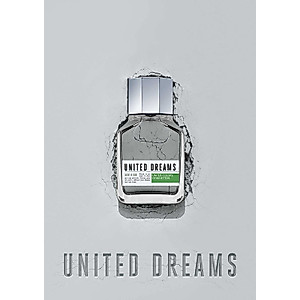 United Colors of Benetton United Dreams Eau de Toilette Spray for Men, Aim High, 3.4 Ounce