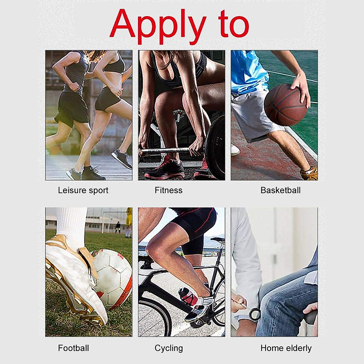 Dual Patella Knee Strap, Silicone Breathable Damping Knee Stabilizer Protector Wrap Sports Knee Pad Brace for Running Arthritis Jumper Tennis Injury Recovery