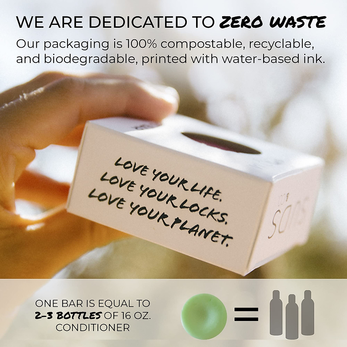 Suds & Co. Solid Conditioner Bar, Zero Waste Conditioner, Natural Conditioner For Hair, Sustainable, Eco-Friendly Hair Care – Maui Melon, 1.7 Ounce