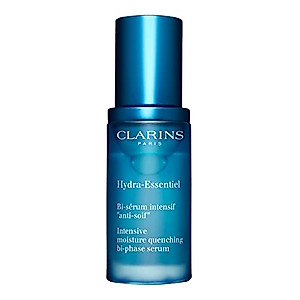 Clarins Hydra-Essentiel Intensive Bi-Phase Serum | Intensely Hydrates, Refreshes, Smoothes and Refines Skin Texture | Revives Radiance | Visibly Reduces Redness | Contains Hyaluronic Acid | 1 Fl Oz