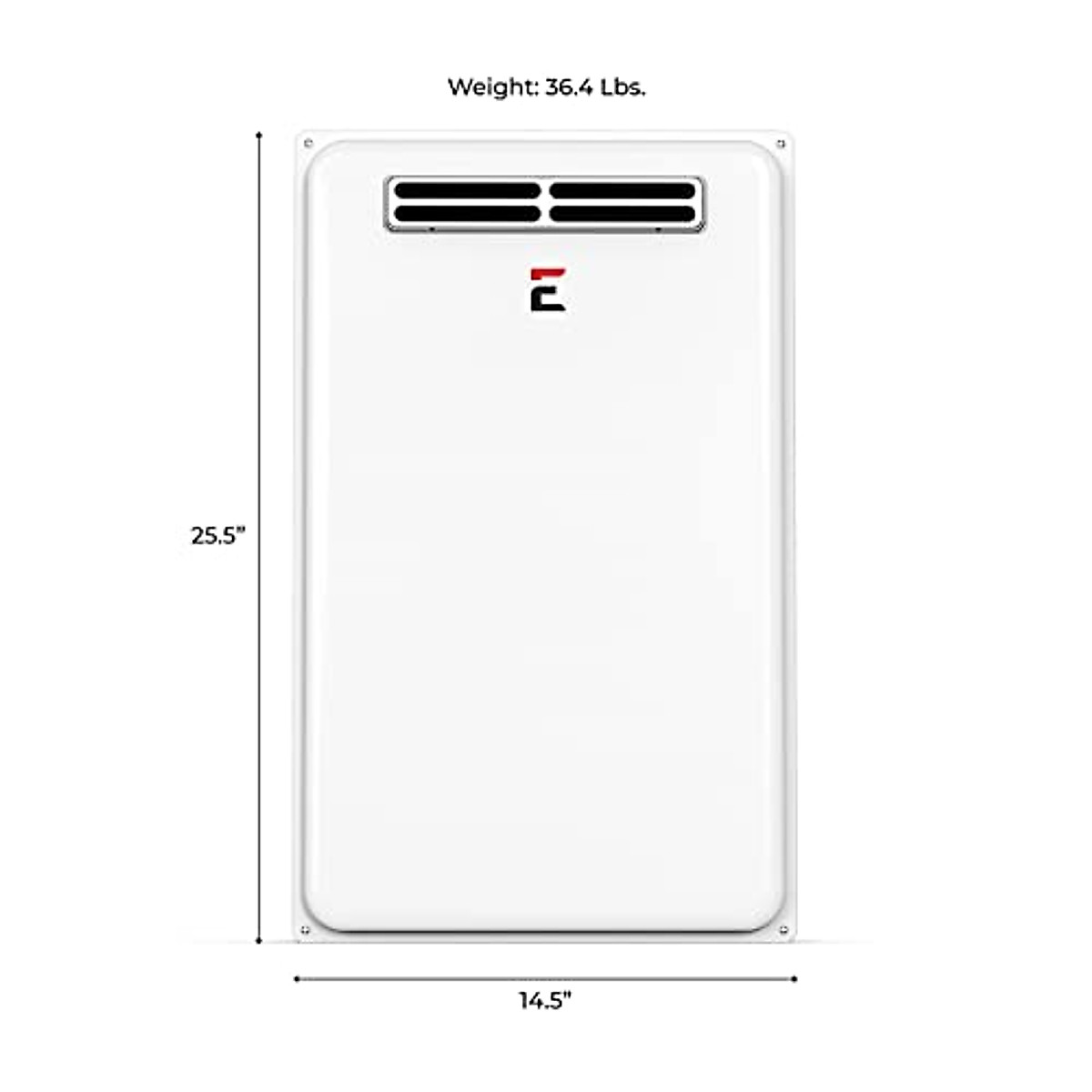 Eccotemp 45H-NG Outdoor 6.8 GPM Natural Gas Tankless Water Heater, White