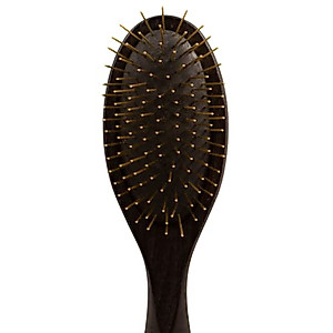 Chris Christensen 20 mm Pocket Oval Pin Dog Brush, Fusion Series, Groom Like a Professional, Brass Pins, 100% Static Free, Ground and Polished Tips