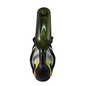Playful Antarctic Penguin Wine Bottle Holder By DWK | Tabletop South Pole Decor And Centerpiece