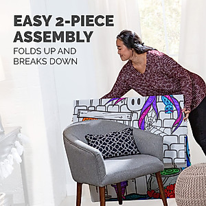 Bankers Box at Play Unicorn Playhouse, Cardboard Playhouse and Craft Activity for Kids