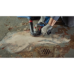 BOSCH GWS18V-10N 18V Brushless 4-1/2 – 5 In. Angle Grinder with Slide Switch (Bare Tool), Black