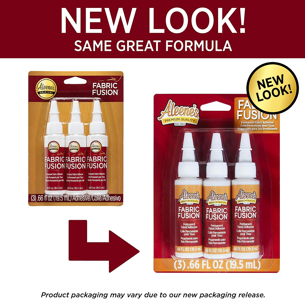Aleene's Fabric Fusion Glue, 3-Pack