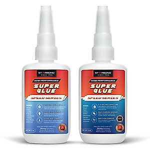 STARBOND Premium Thin and Medium Super Glue Bundle - Quick Drying CA Glue