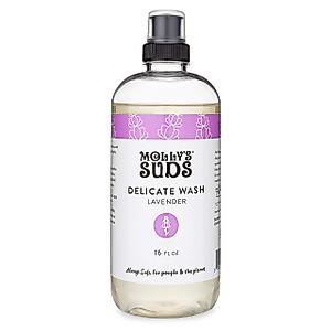 Molly's Suds Delicate Wash Liquid Laundry Soap | Clean, Simple Ingredients | Gently Removes Stains and Deodorizes | Lavender Scented, 16 fl oz