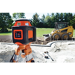 Johnson Level & Tool 40-6535 High Accuracy Dual Slope Rotary Laser Kit, Red, 1 Kit