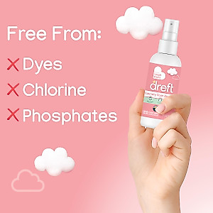 Dreft Stain Remover for Baby Clothes, Fragrance Free and Hypoallergenic Baby Stain Remover Spray Plus Travel Size Stain Treater Pen, 24 Fl Oz ( Pack of 2 + Stain Pen)