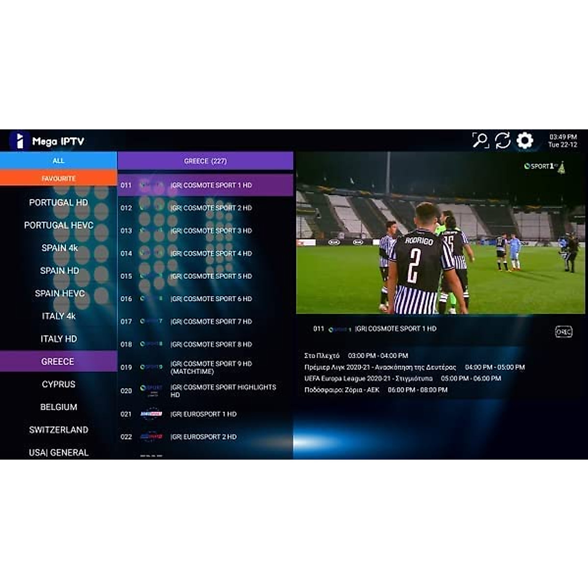 Android 12 Month IPTV HD Subscription