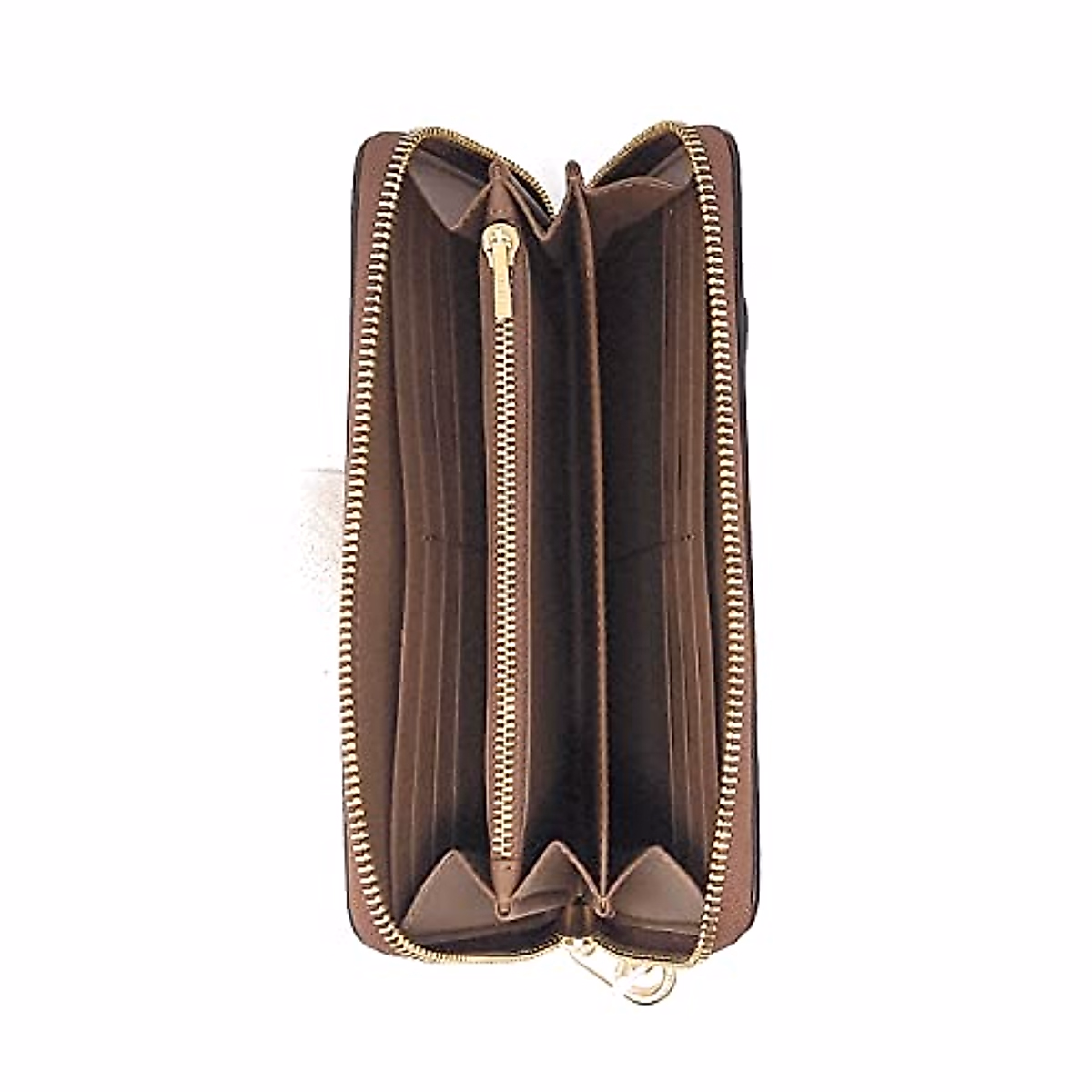 COACH Women's Long Zip Around Wallet In Signature Canvas (Rainbow - Khaki)