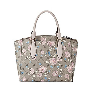 NINE WEST Paisley Jet Set Satchel, Floral Logo