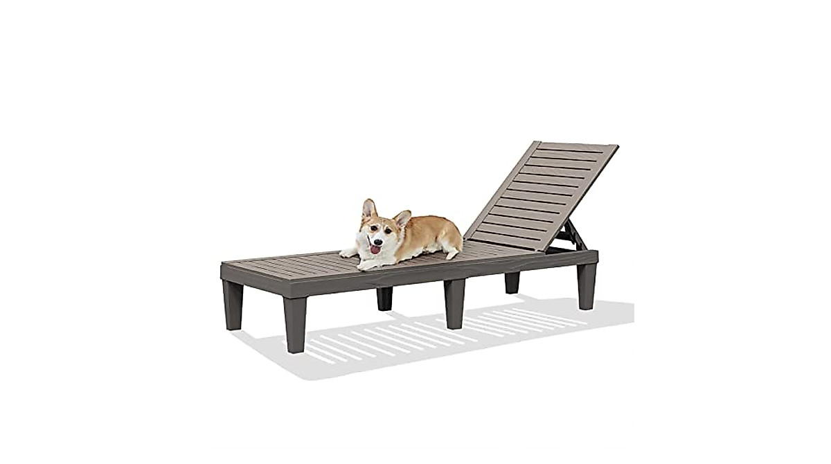 DIMAR GARDEN Outdoor Lounge Chair - Waterproof & Adjustable