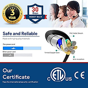 TAIFU Resmed Airsense 10 Power Cord, Replacement Power Supply Cable Charger for Resmed S10 Series, ResMed Airsense 10 Air Sense S10 AirCurve 10 Series CPAP and BiPAP Machines 90W Resmed S10 370001